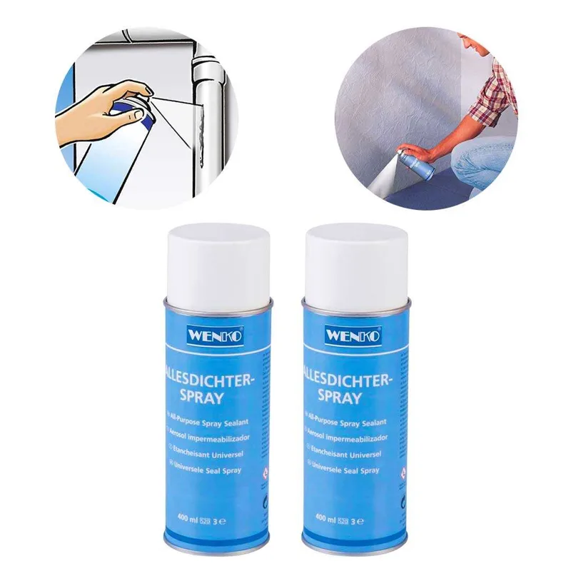 Spray Sigillante per Perdite e Crepe Verniciabile 400ml 2x ...